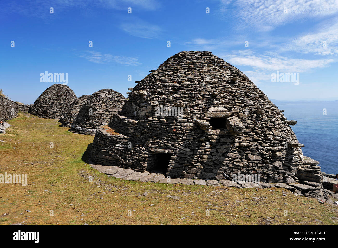 The stone houses which are built without cement the monk settlement ...