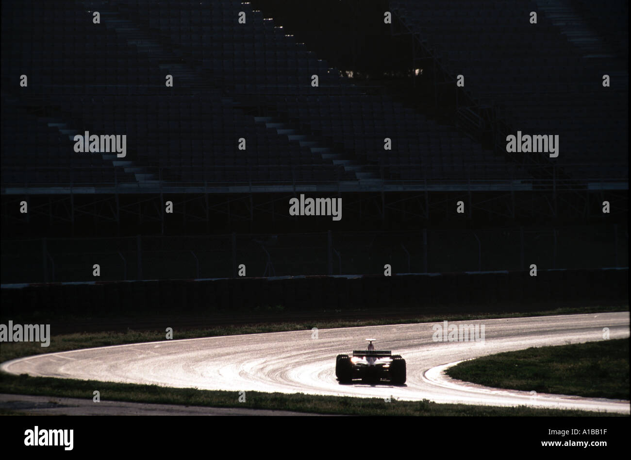 Formula One Race car on the Track Stock Photo - Alamy