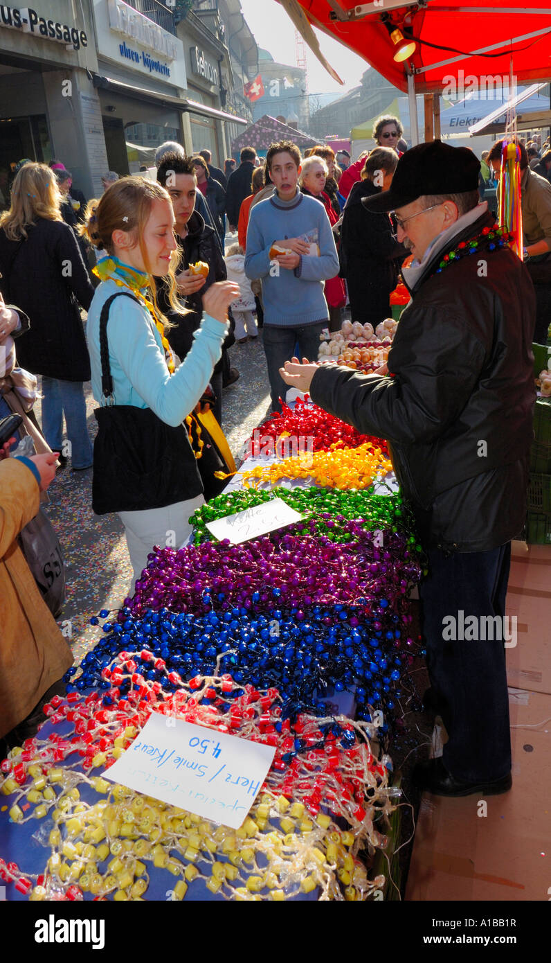 A scene at Bern's annual Onion Market (zweibelmarkt Stock Photo - Alamy