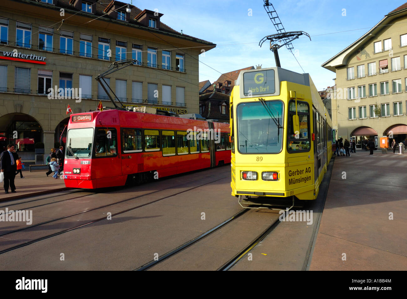 Swiss bus rail hi-res stock photography and images - Alamy