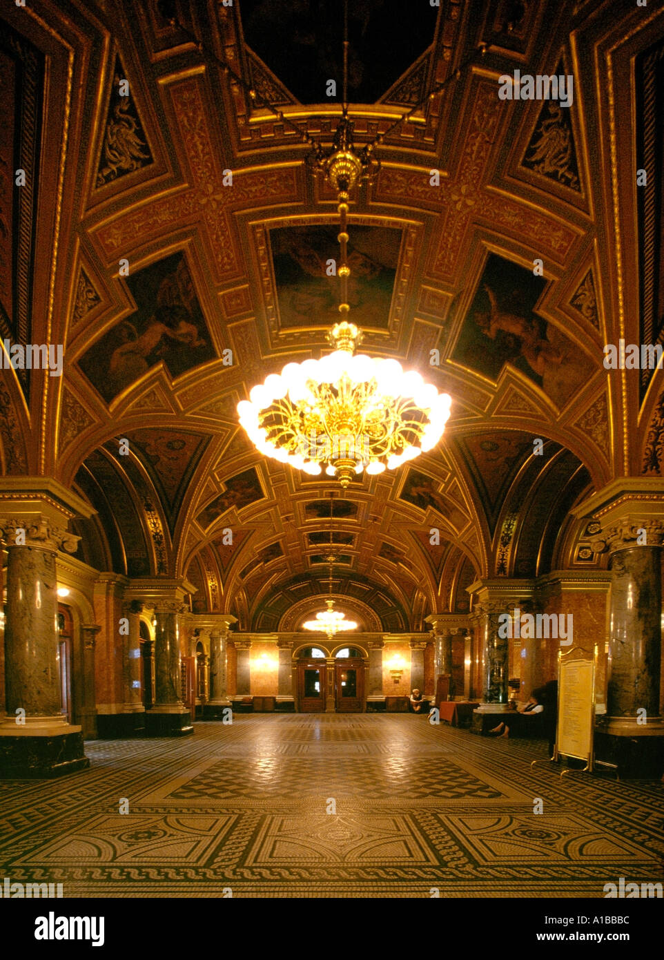 Entrance Hall The Opera House Budapest Hungary Stock Photo - Alamy