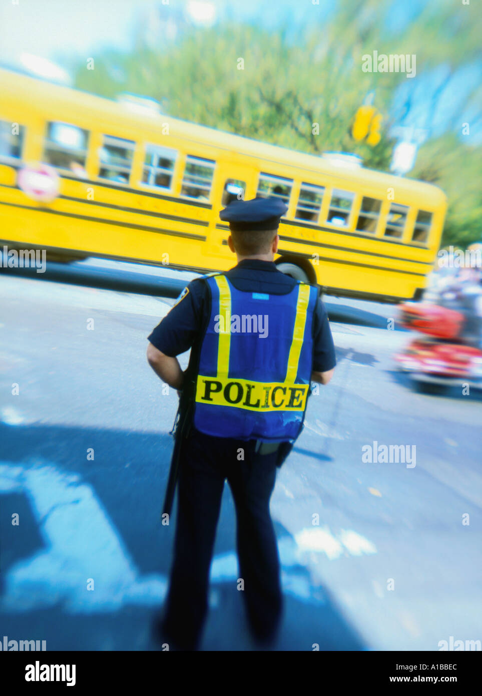 Nyc police bus hi-res stock photography and images - Alamy