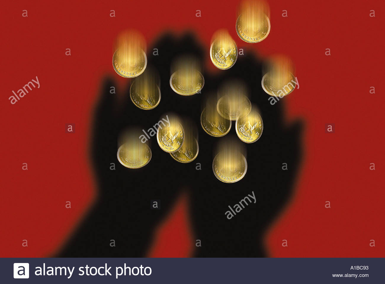 Gold Falling High Resolution Stock Photography and Images - Alamy