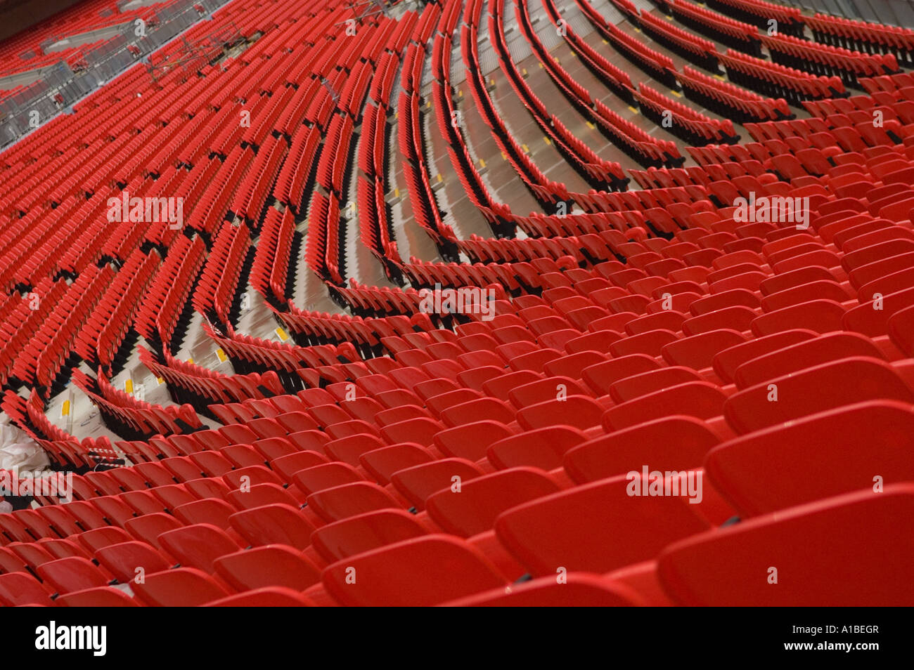 Seating at the new Wembley Stadium Stock Photo - Alamy