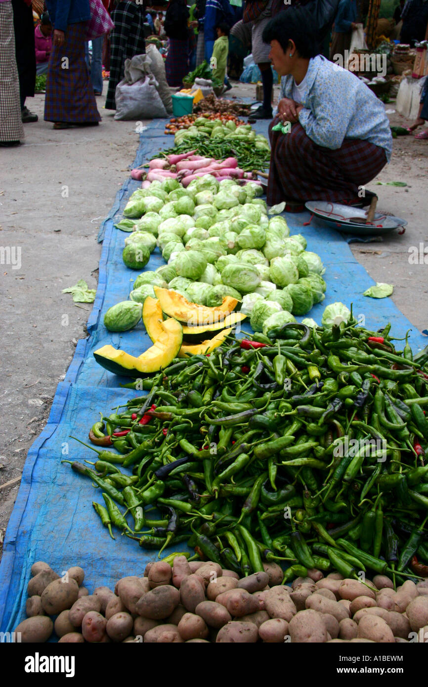 Paro food market hi-res stock photography and images - Alamy