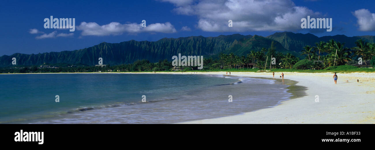 White Sands of Kailua Beach Oahu Hawaii Stock Photo - Alamy