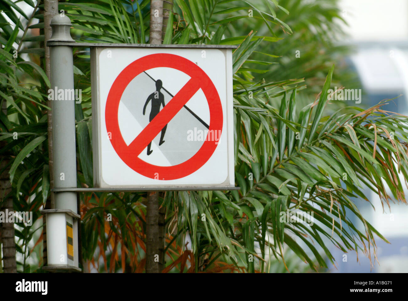 Jaywalking sign hi-res stock photography and images - Alamy