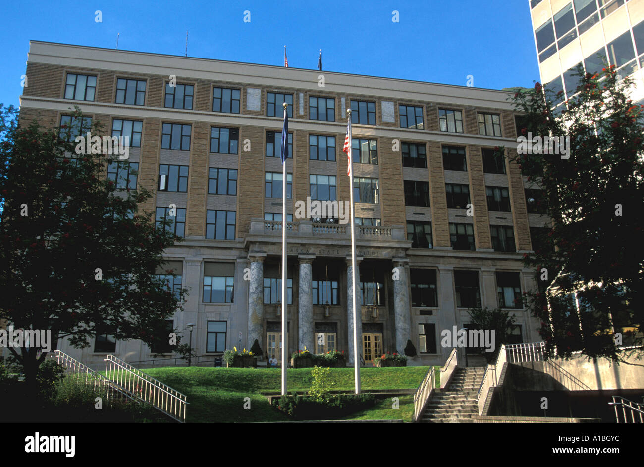 Alaska juneau state capitol building Stock Photo - Alamy