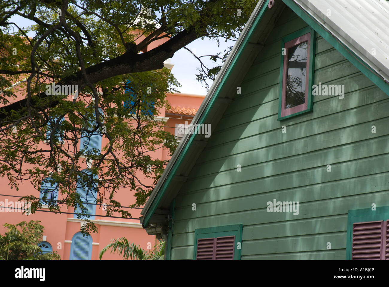 Barbados colours of Chattel House Village shops built to resemble old ...