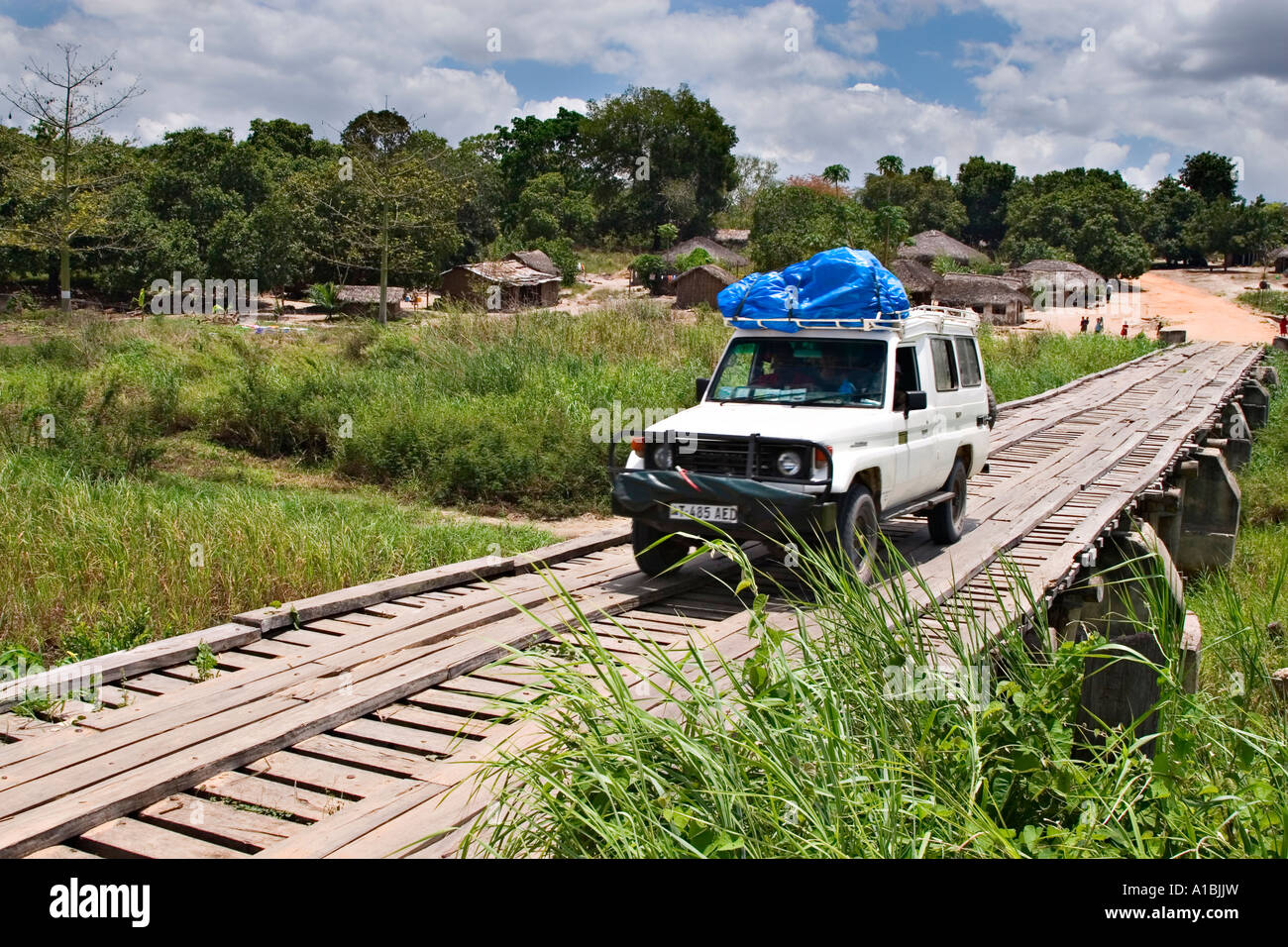 Mbambe Bridge in Southern Tanzania close to Kilwa Stock Photo - Alamy