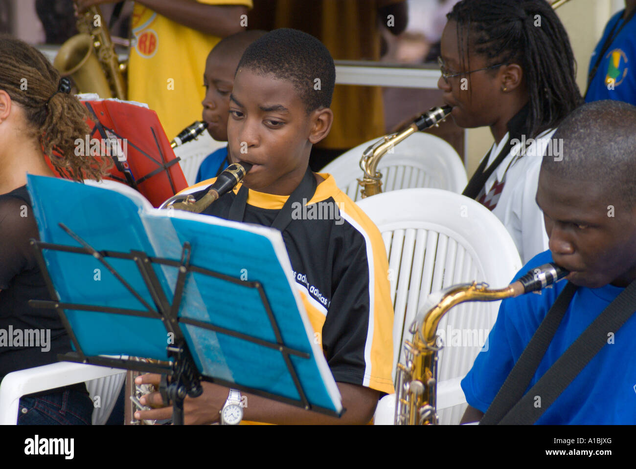 Barbados children hi-res stock photography and images - Alamy