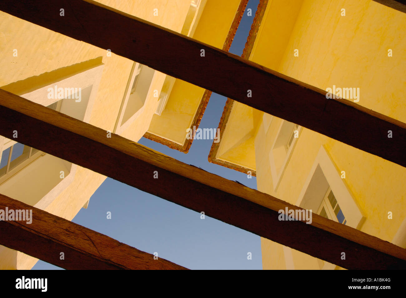 Mexican resort architectural detail Barra Navidad Mexico Stock Photo ...