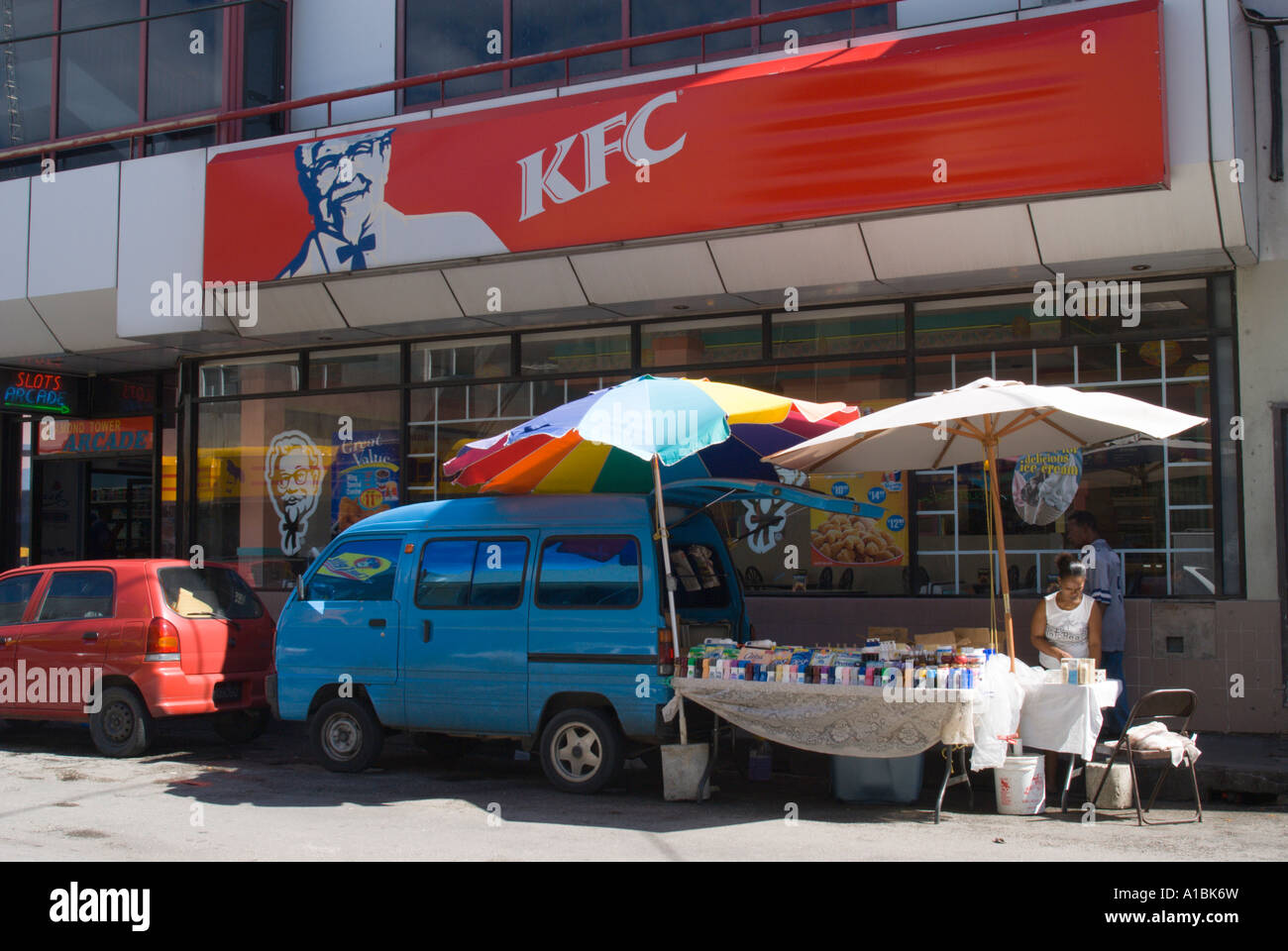 Barbados bridgetown market hi-res stock photography and images - Alamy