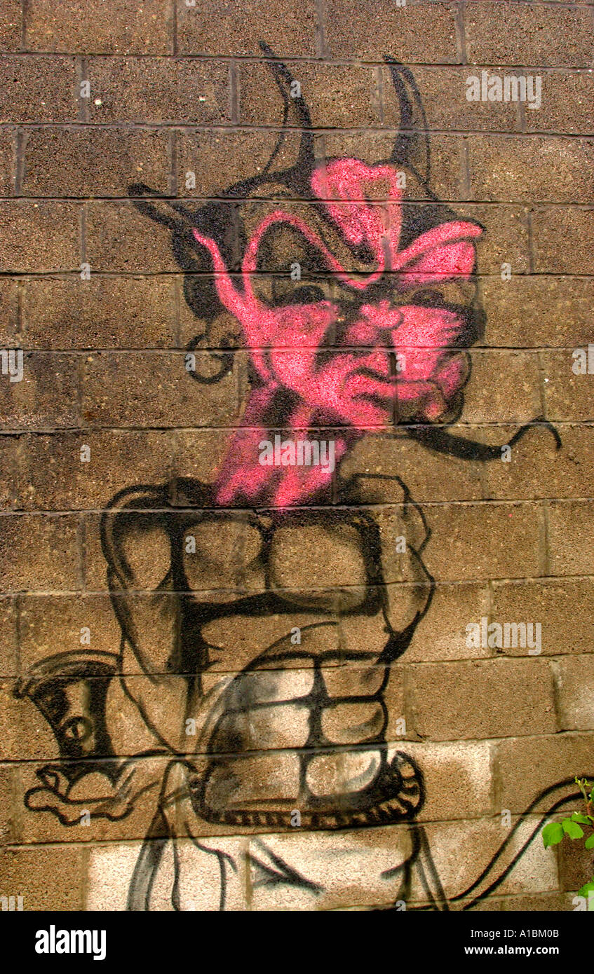 Graffiti street art on run hi-res stock photography and images - Alamy
