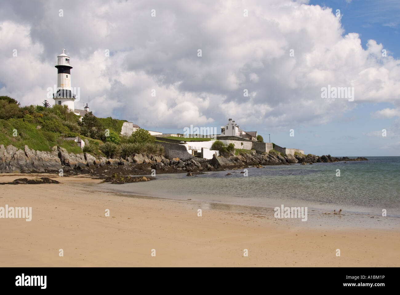 Ireland County Donegal Inishowen Peninsula Dunagree Point Lighthouse ...
