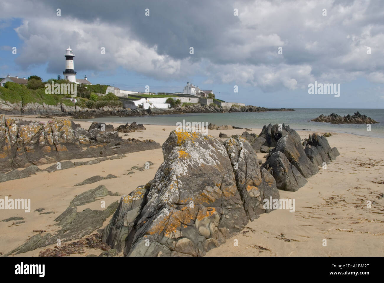 Ireland County Donegal Inishowen Peninsula Dunagree Point Lighthouse ...