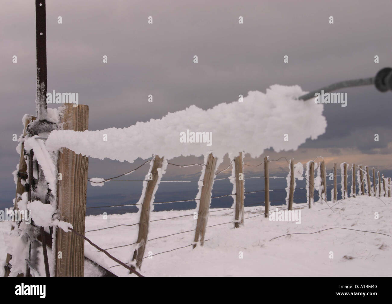 Snow on Fence Lakedistrict Kentmere Landscape Landscapes Lakedistrict ...
