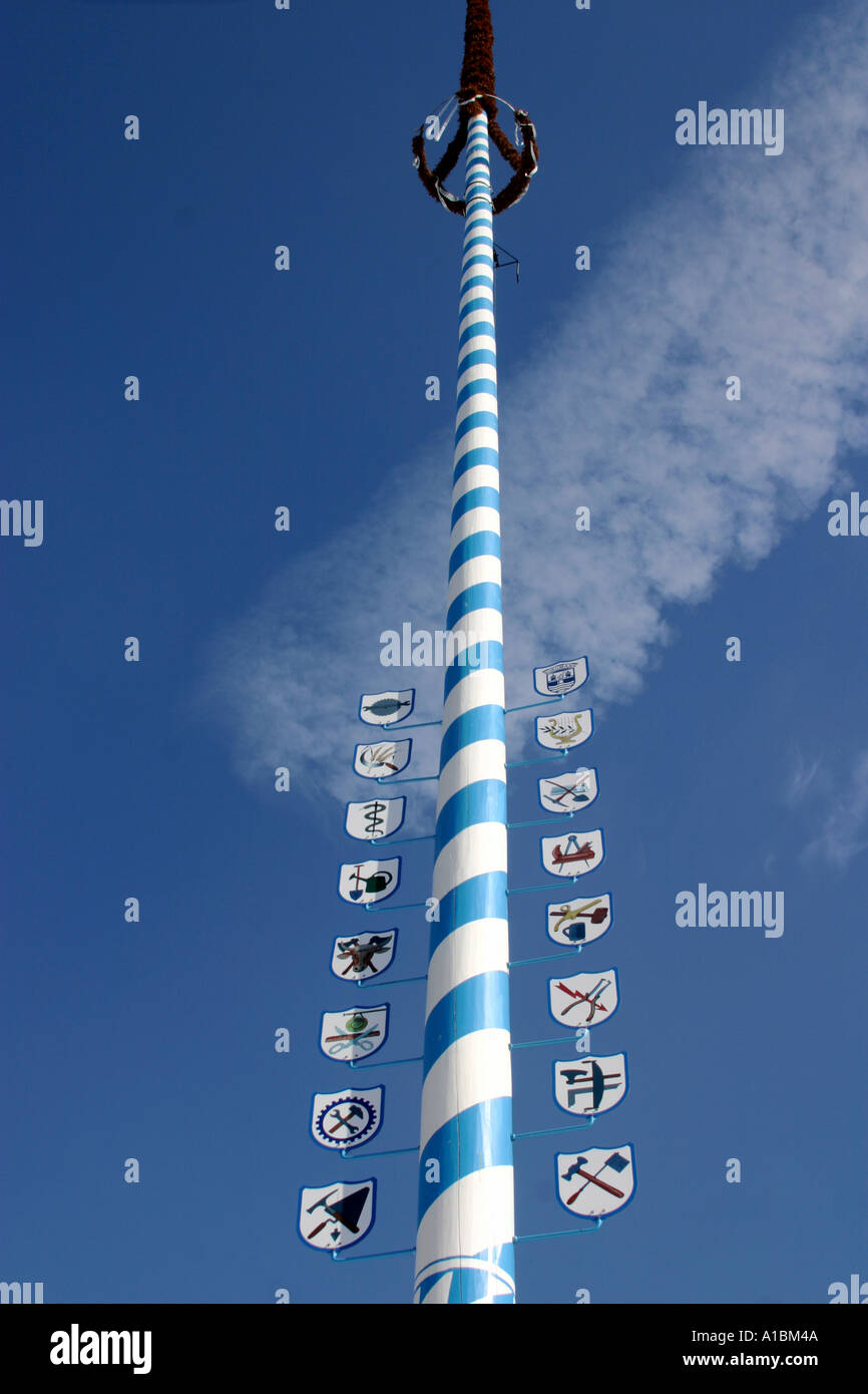 Bavarian village pole hi-res stock photography and images - Alamy