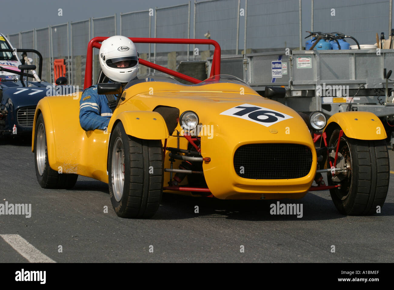 Westfield yellow racing car hi-res stock photography and images - Alamy