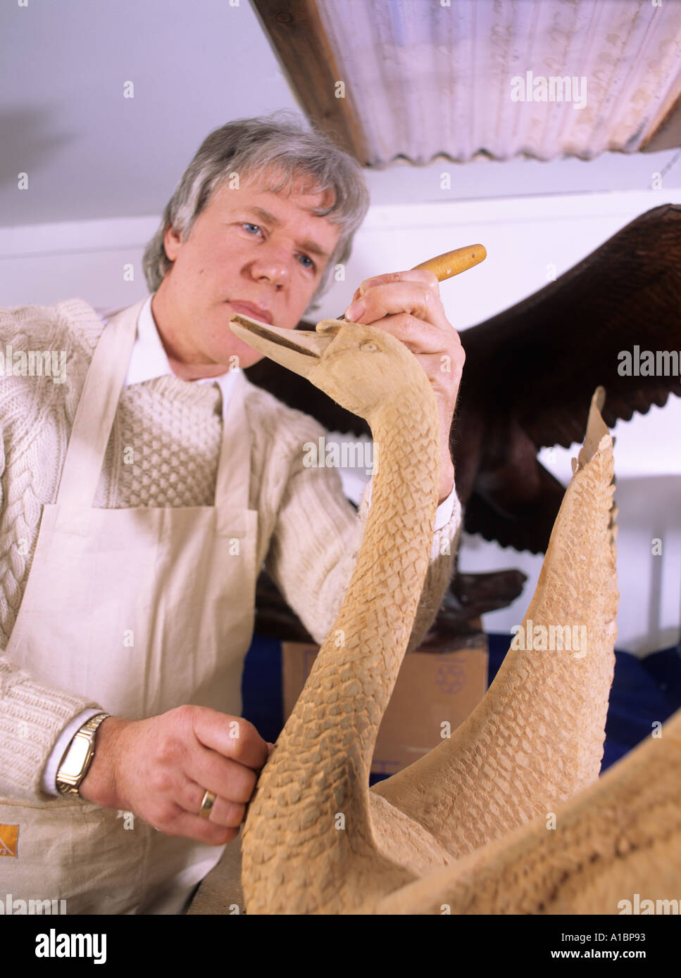 Ian Brennan the sculptor who carves Crowns for the Queen of England ...
