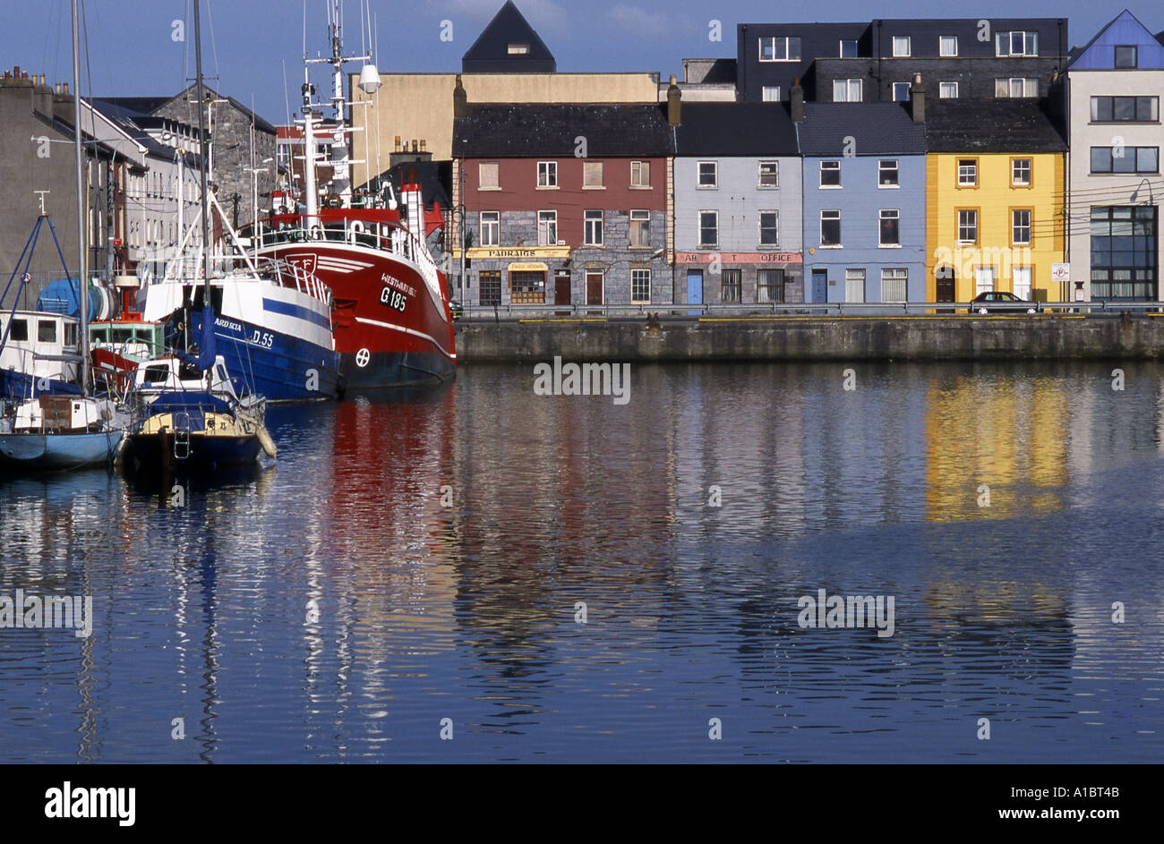 Galway dock area Ireland Stock Photo - Alamy
