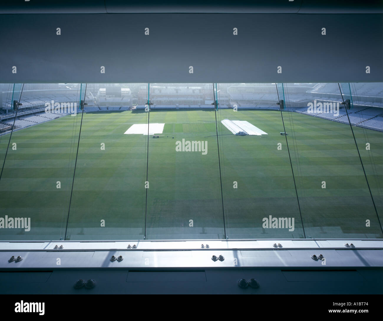 NatWest Media Stand, Lord's Cricket Ground, London. View of ground from ...
