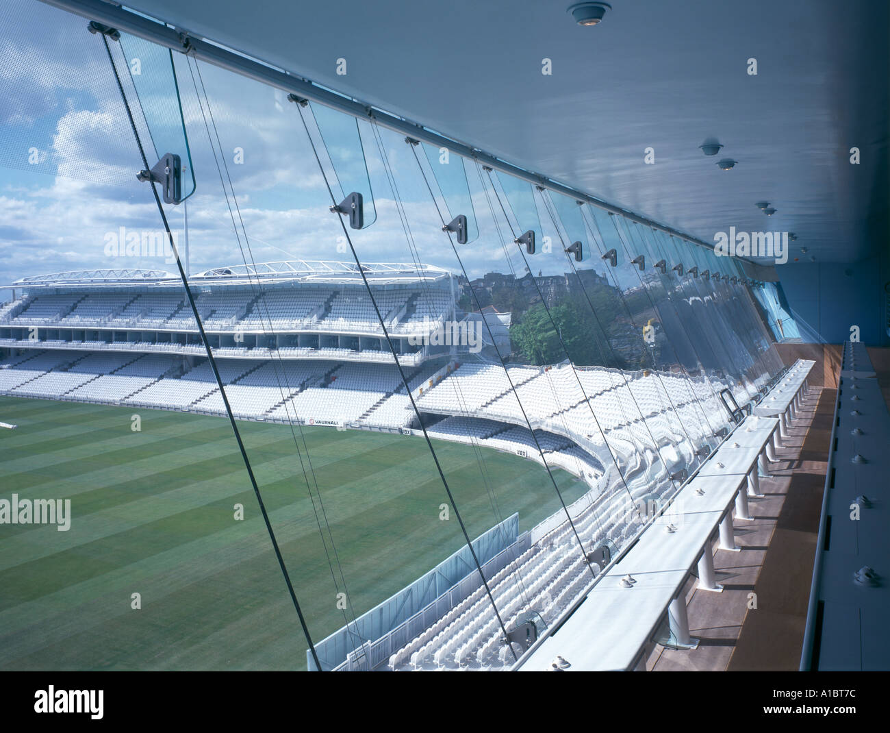 NatWest Media Stand, Lord's Cricket Ground, London. View of ground from ...