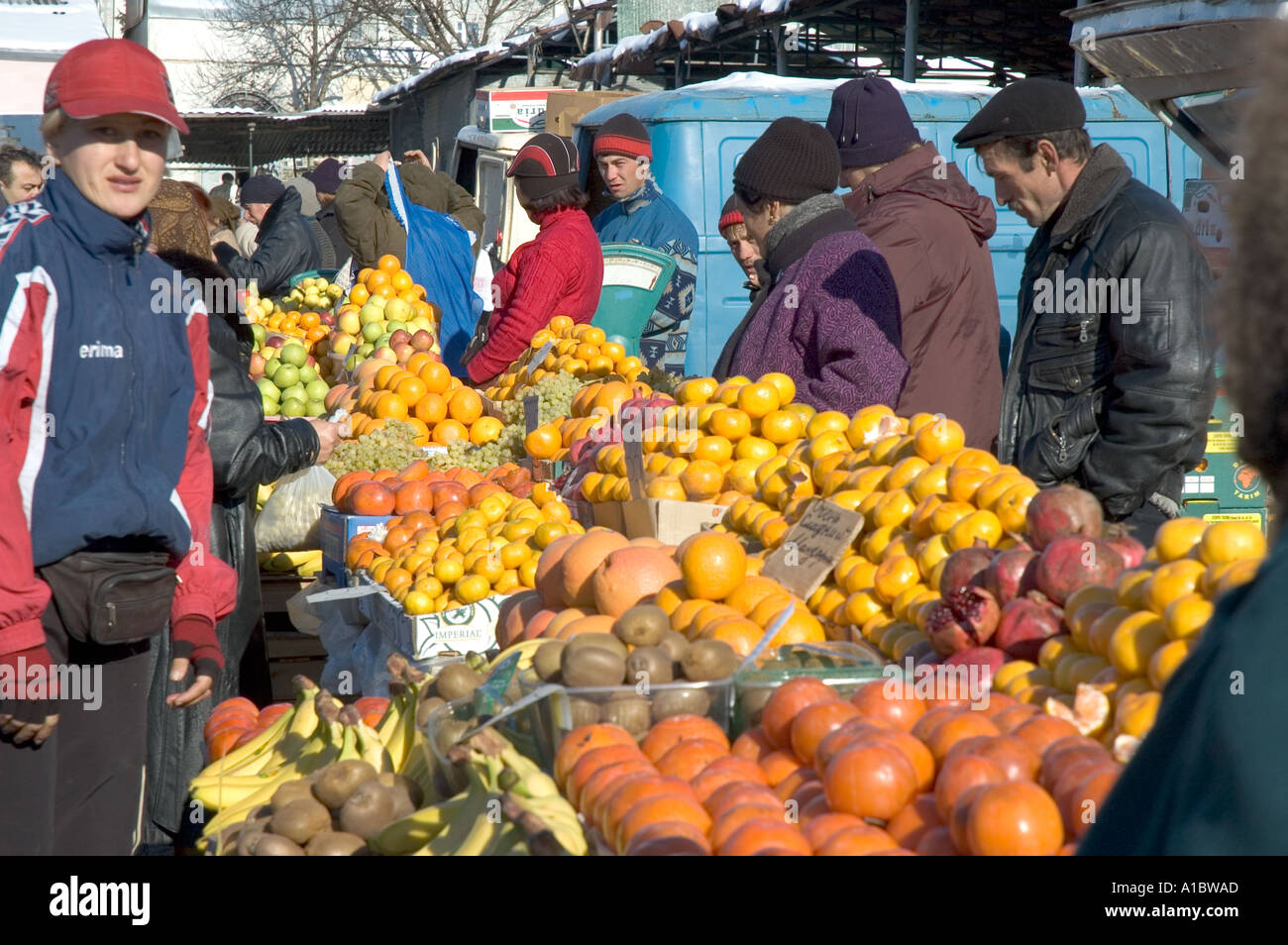Marketplace photo in the Southern Russian city of Pyatigorsk Stock ...