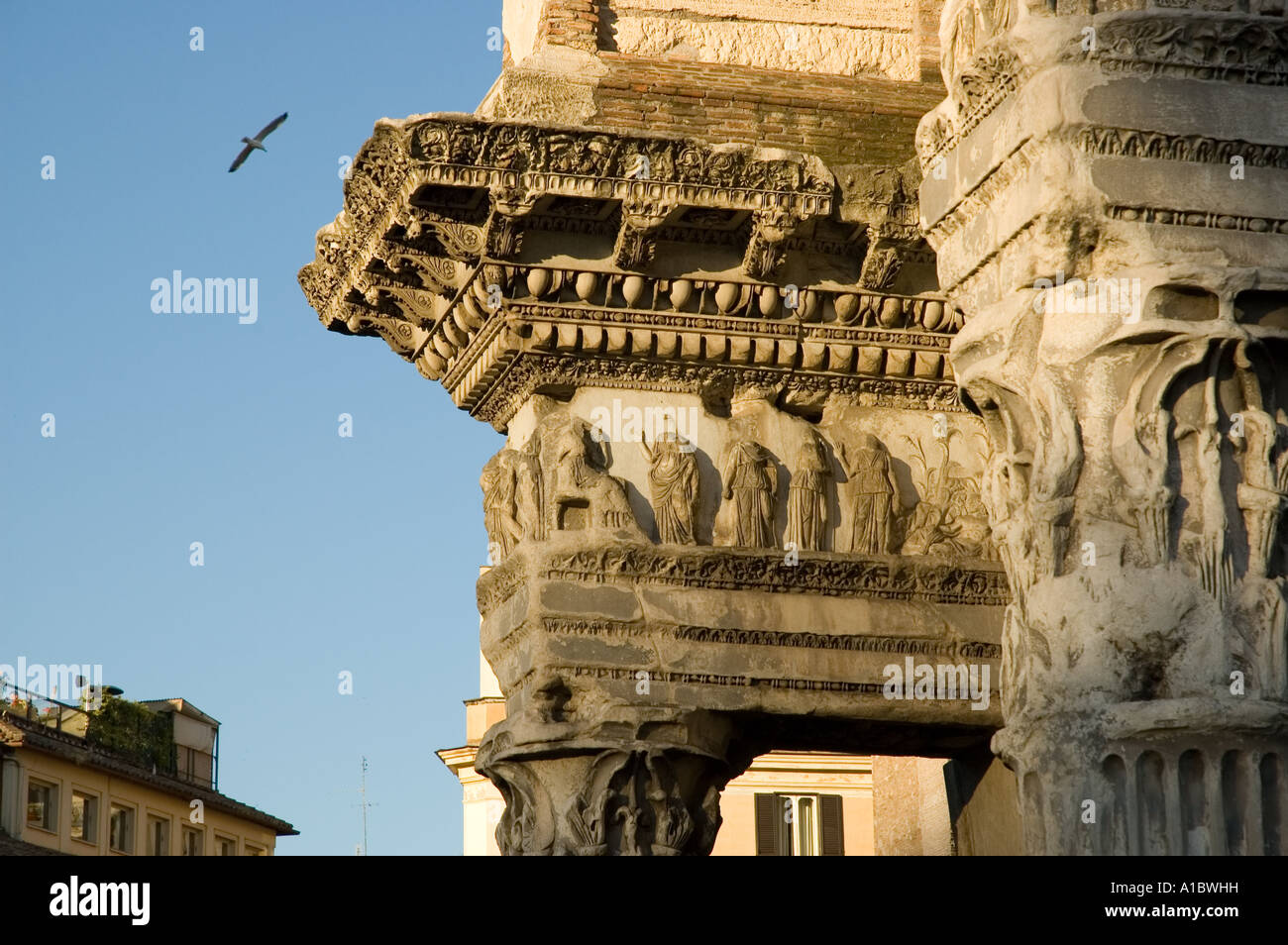 Romanesque columns architecture and coliseum hi-res stock photography ...
