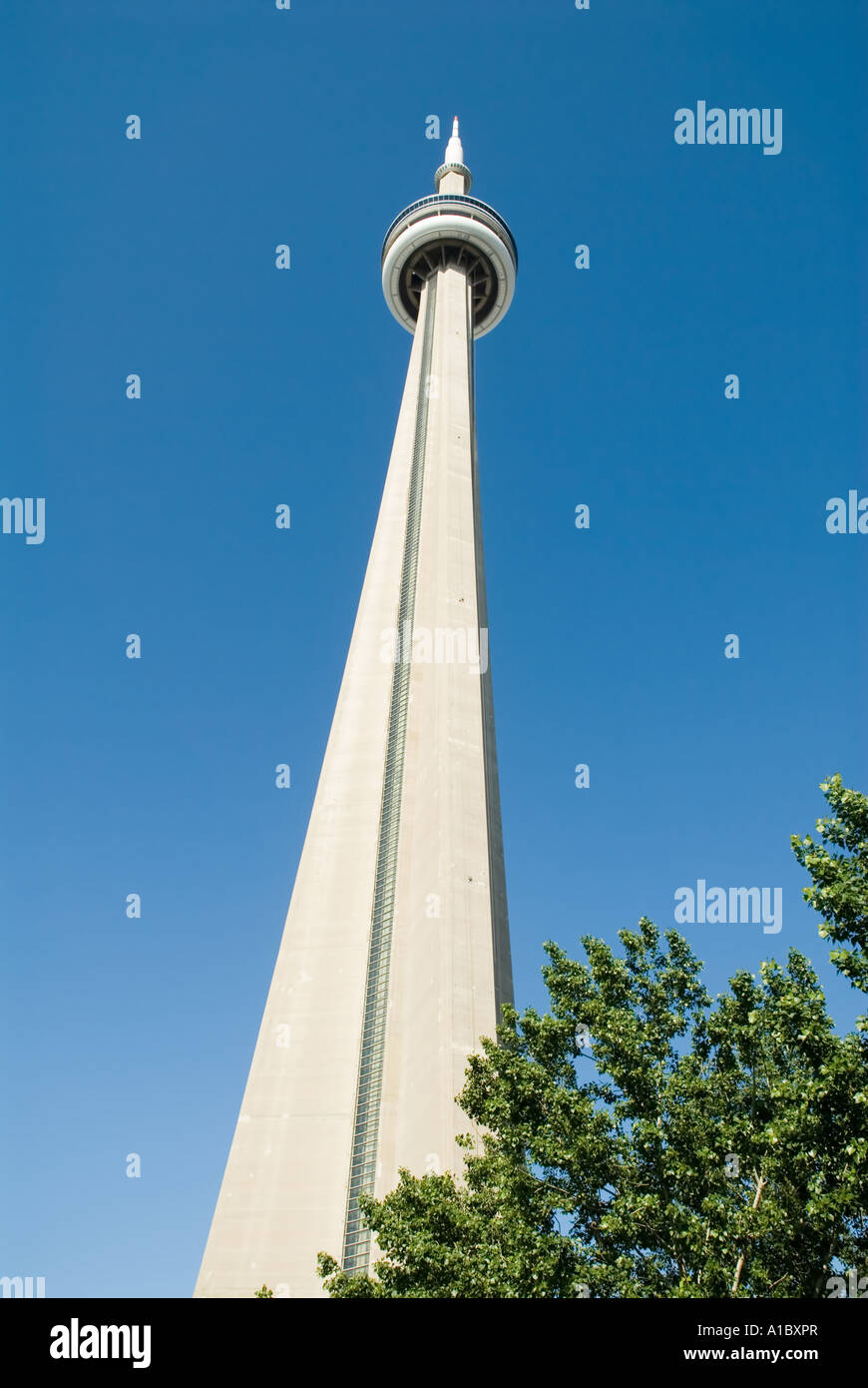 CN Tower in Toronto Canada the highest building in the world Stock ...
