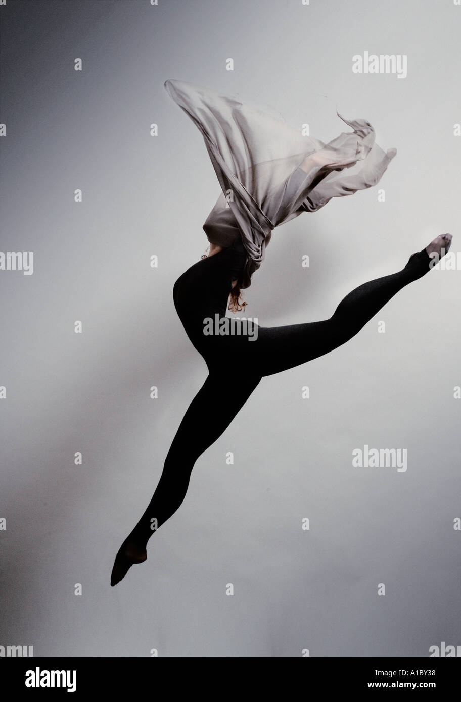 Ballet Dancer Leaping