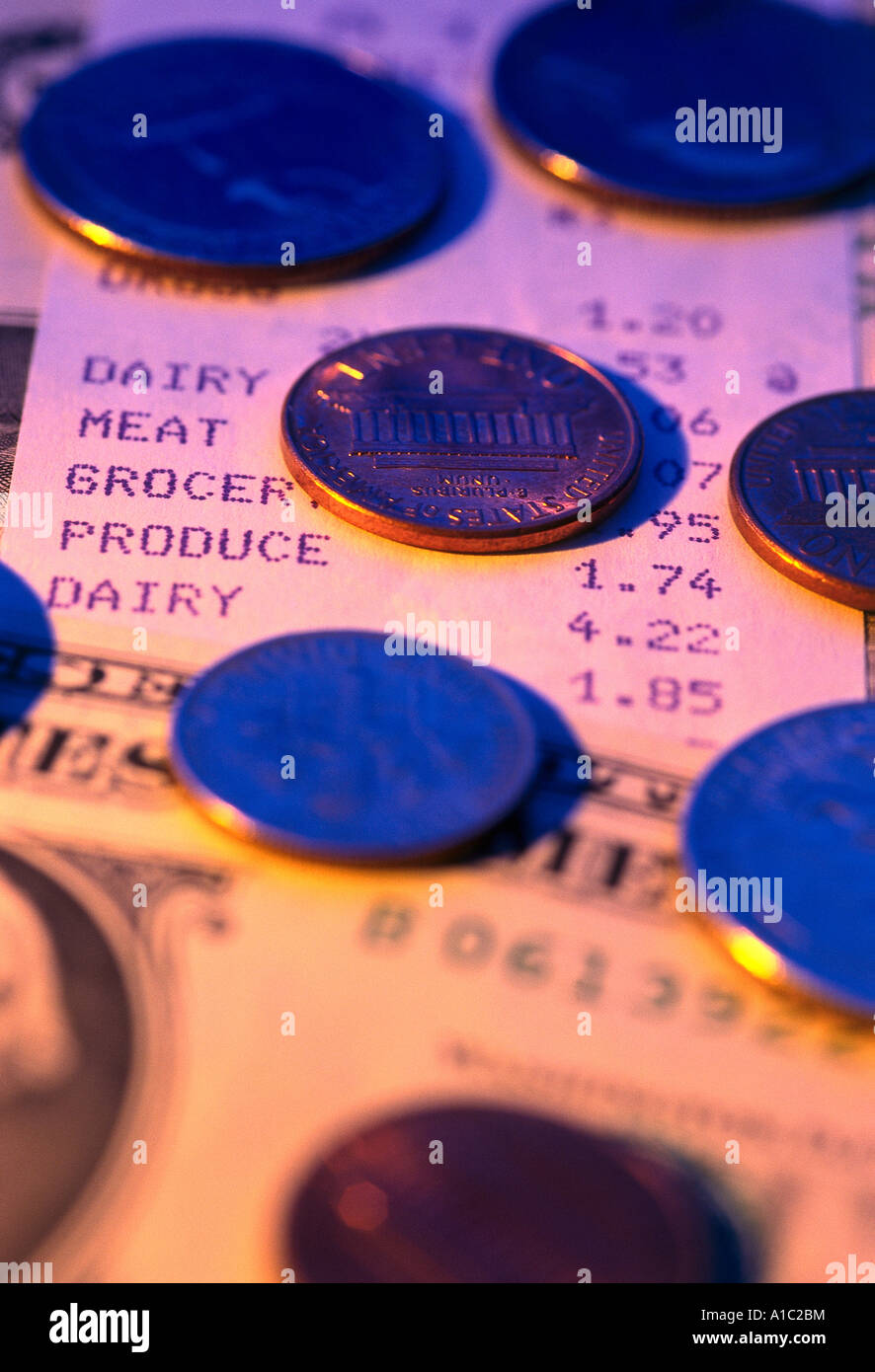 Shopping US Dollars Stock Photo - Alamy