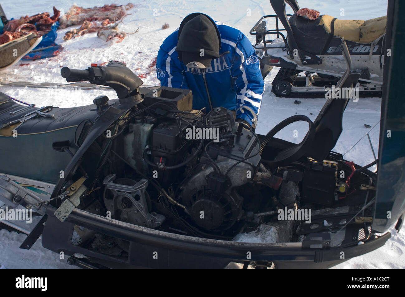 Eskimo on snow machine hi-res stock photography and images - Alamy