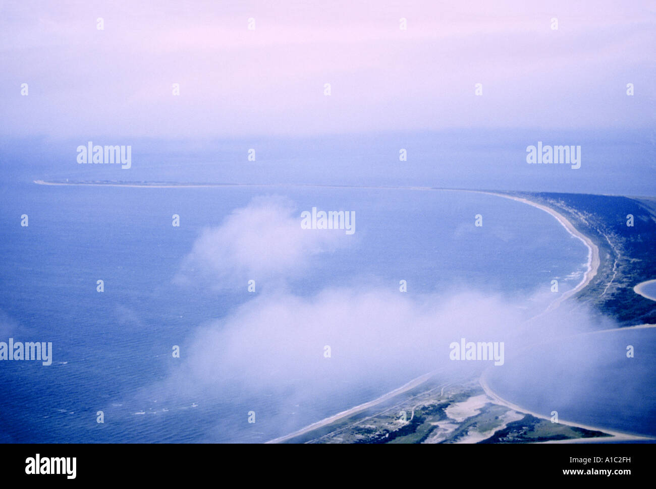 Aerial view of Fog Island Nantucket, MA Stock Photo - Alamy