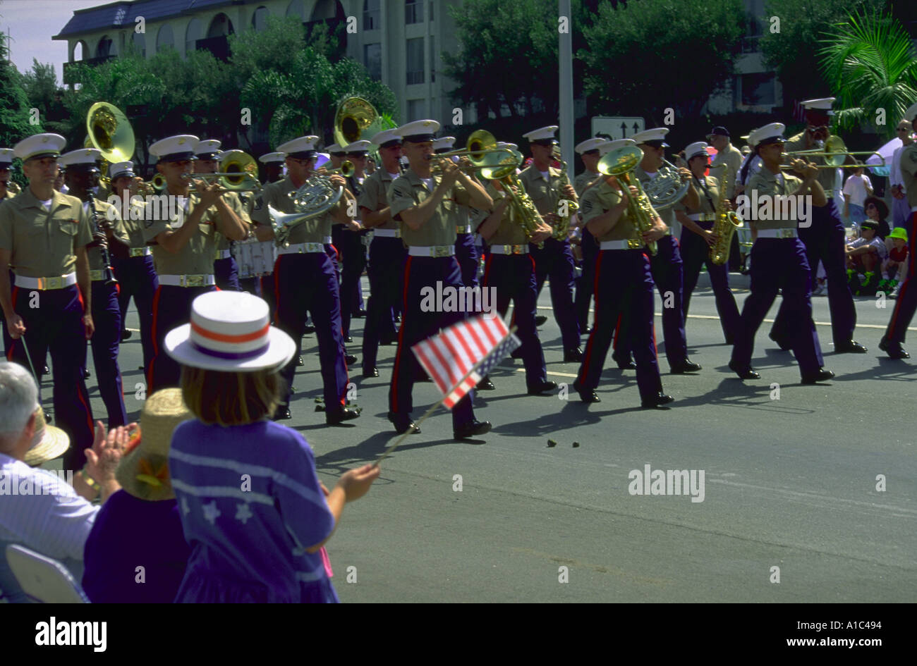 FOURTH OF JULY PARADE Stock Photo - Alamy