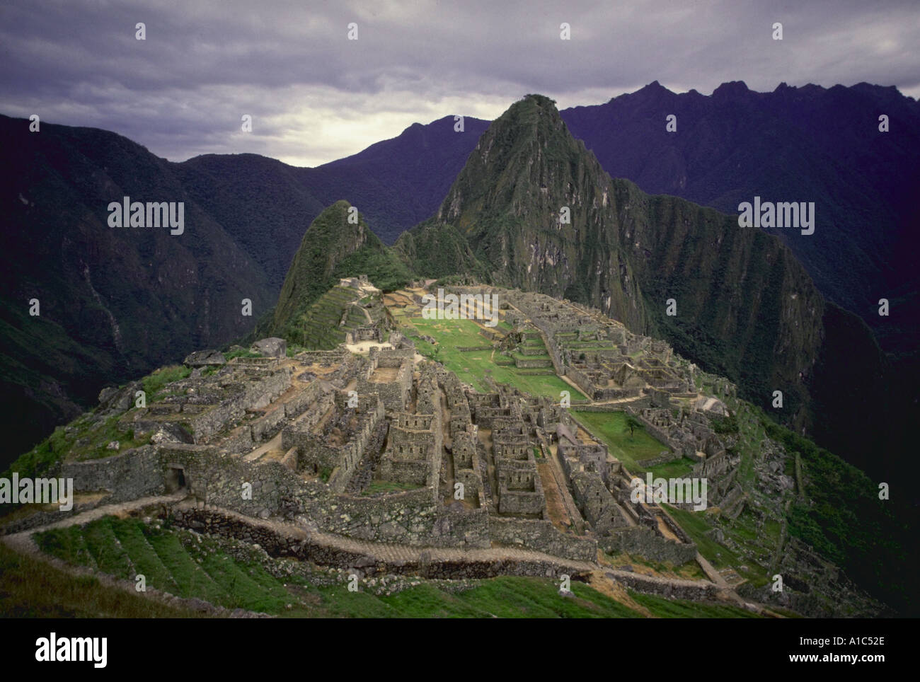 Inca ruins at Machu Picchu in Peru Stock Photo - Alamy