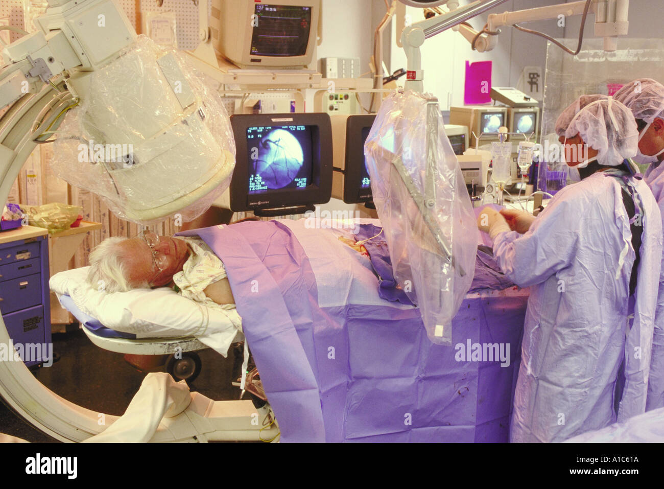Dr Fayaz A Shawl interventional cardiologist performs a Rotablator ...
