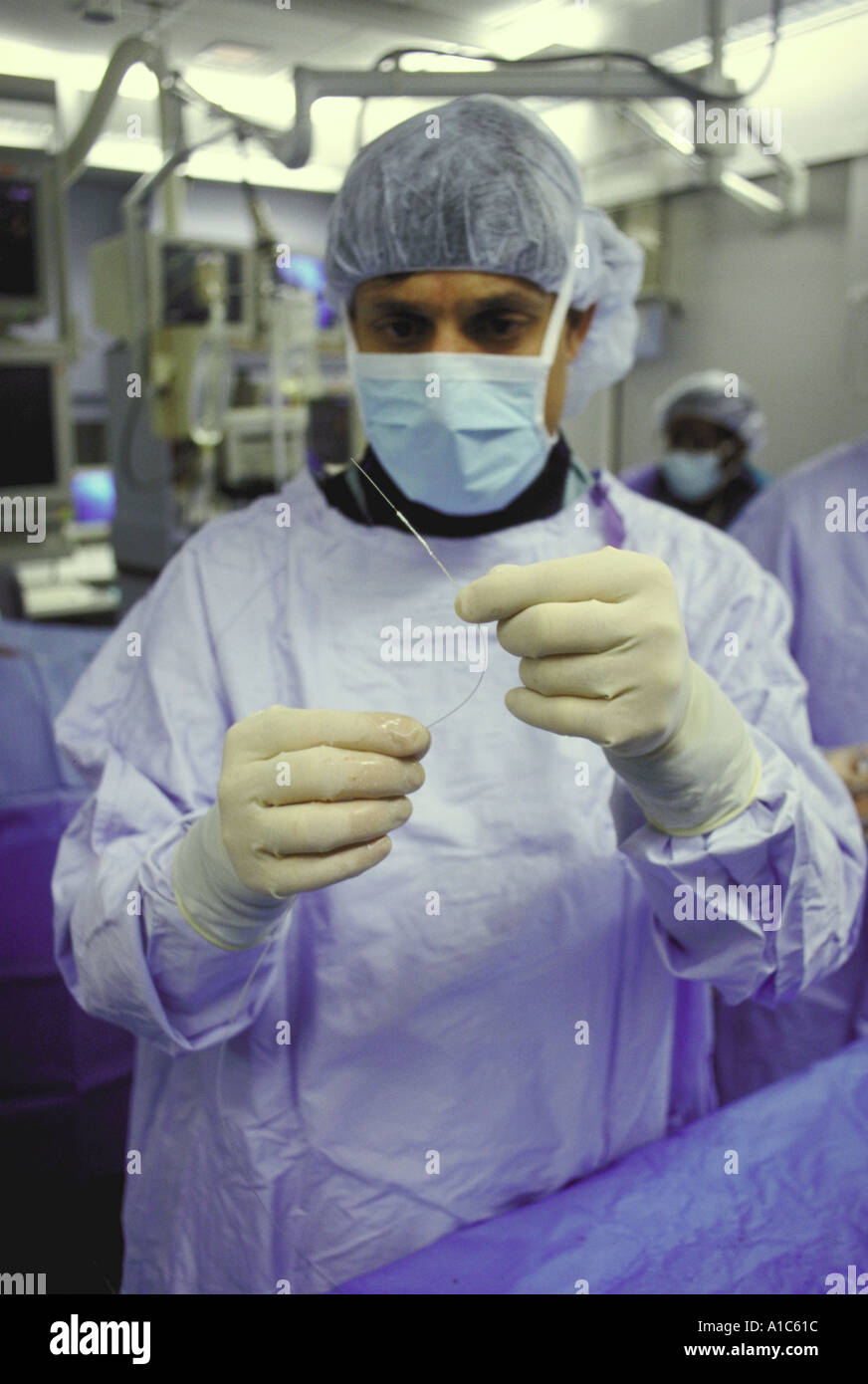 Cardiac catheter catheterization hi-res stock photography and images ...