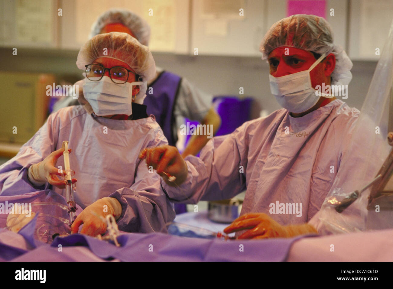 Cardiac catheter catheterization hi-res stock photography and images ...