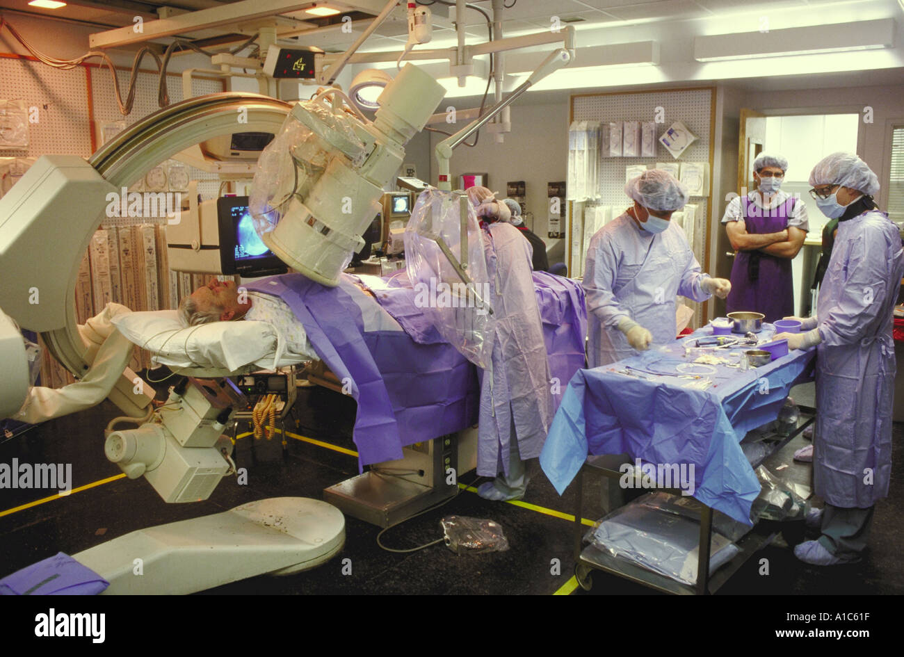 Cardiac catheterization lab hi-res stock photography and images - Alamy