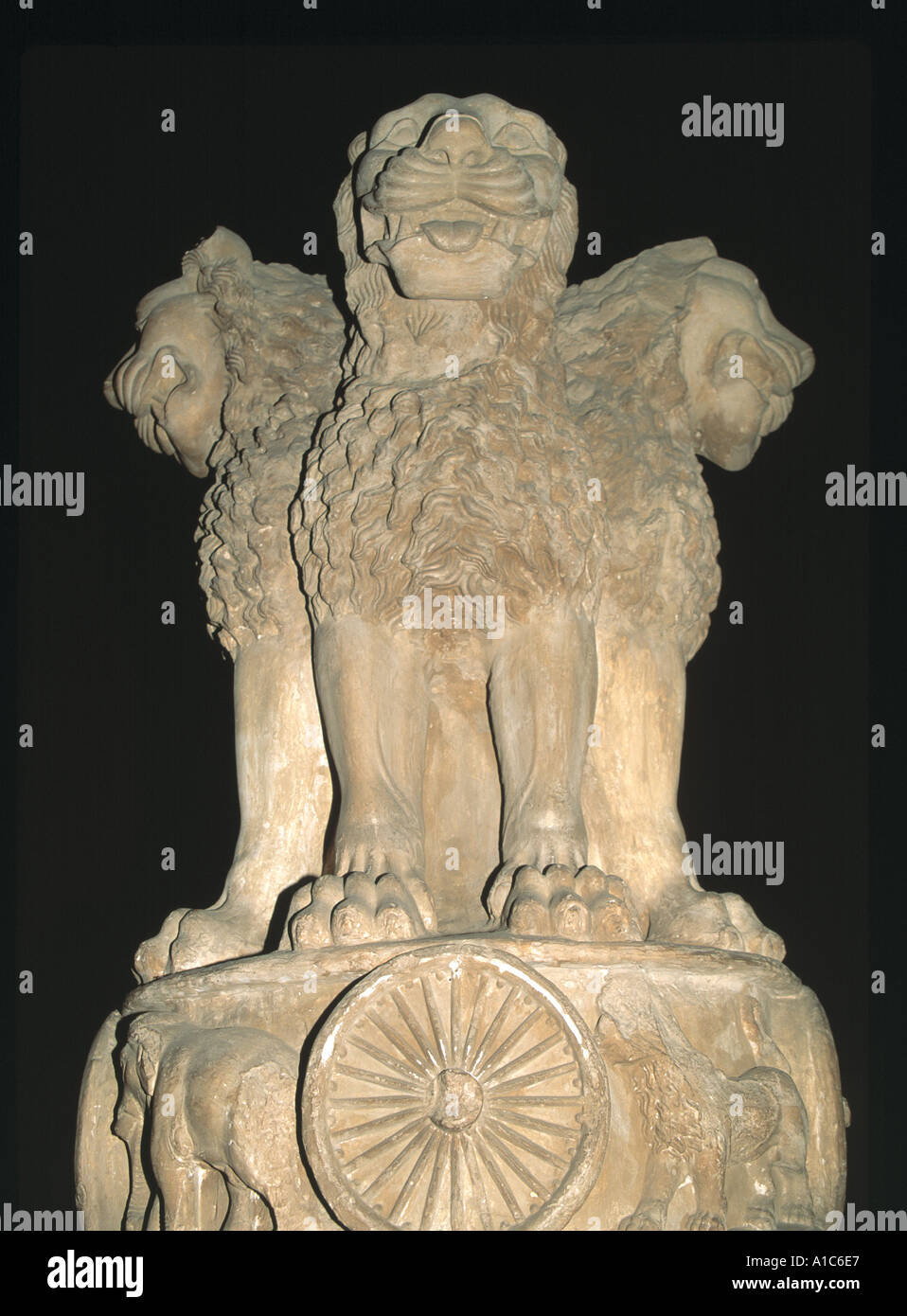The Lion Capital of Ashoka 272BCE is a sculpture of four Asiatic lions ...
