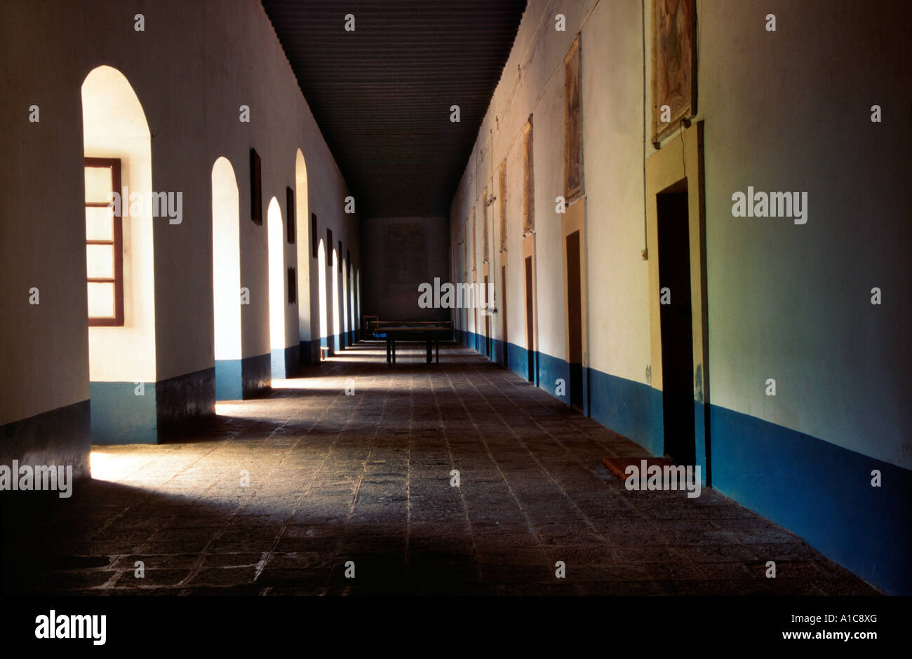 The hall of Rachol Seminary 16th century colonial architecture of ...