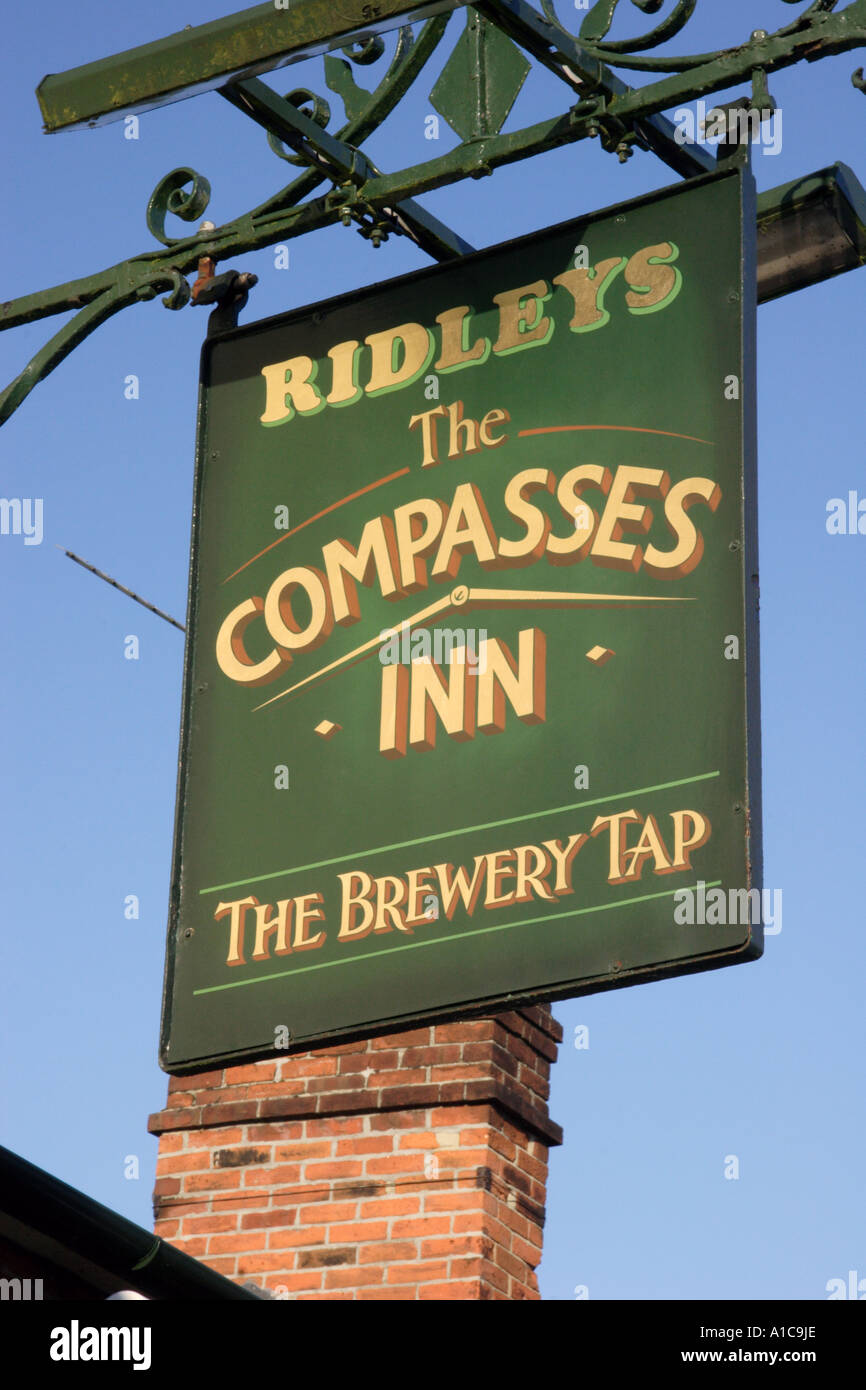 The Compasses Inn the brewery tap Stock Photo - Alamy