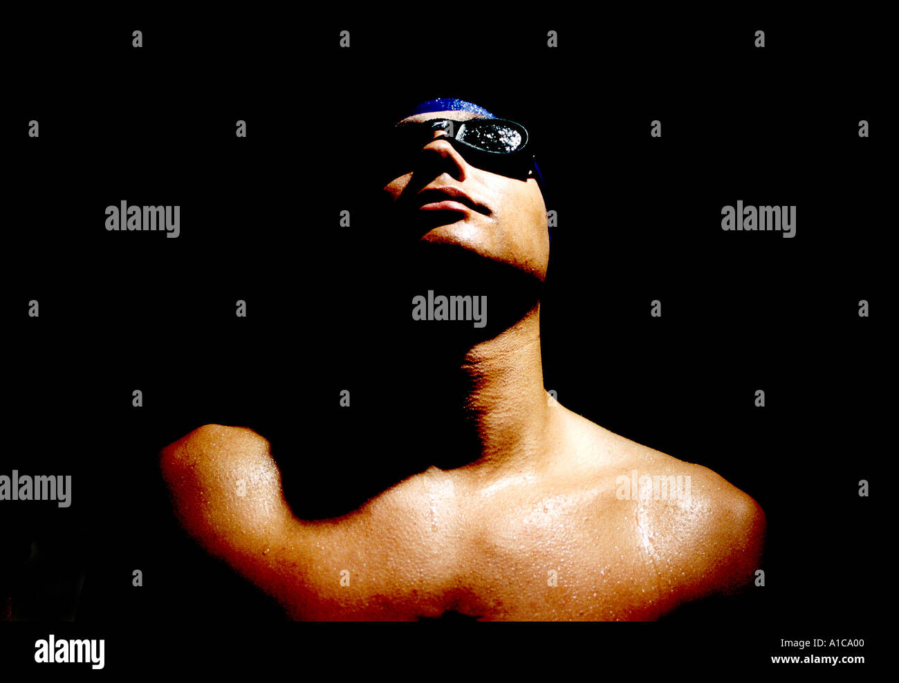 Speedo Swimmer Goggles Stock Photo - Alamy