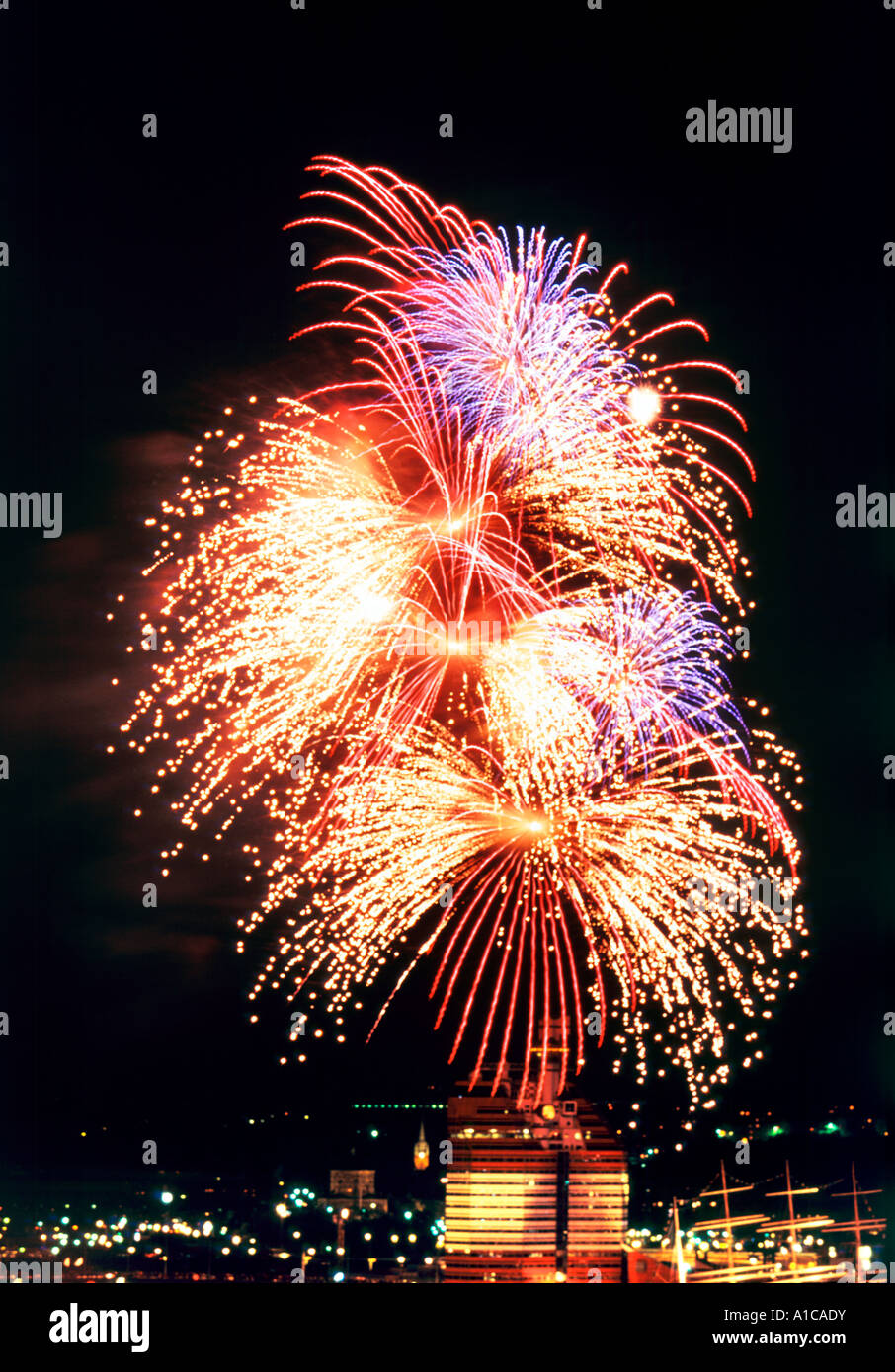 Firework gothenburg sweden festival hi-res stock photography and images ...