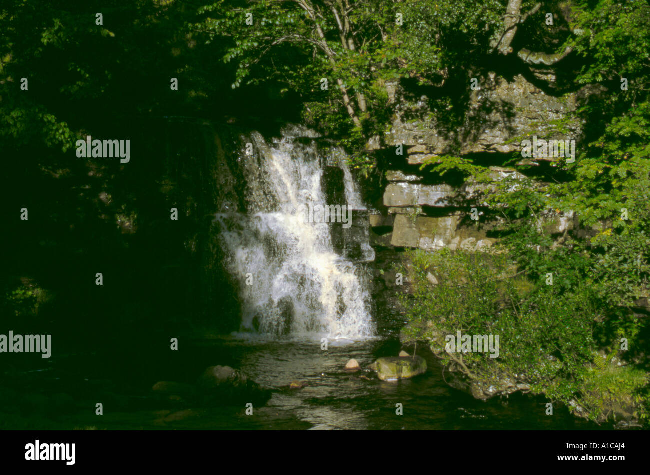Catrake Force, Upper Swaledale, Yorkshire Dales National Park, North ...