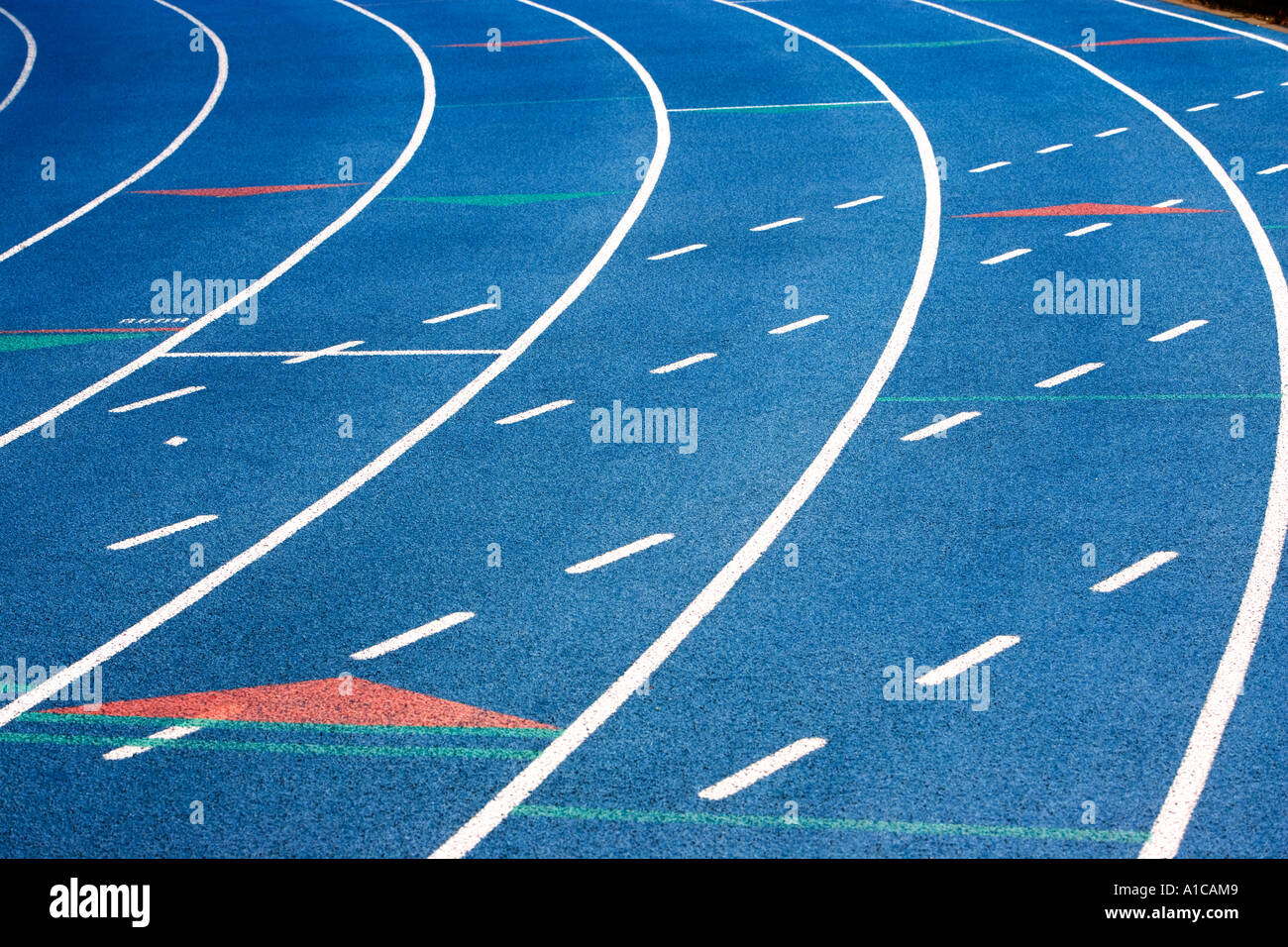 RUNNING TRACK, LANES Stock Photo - Alamy