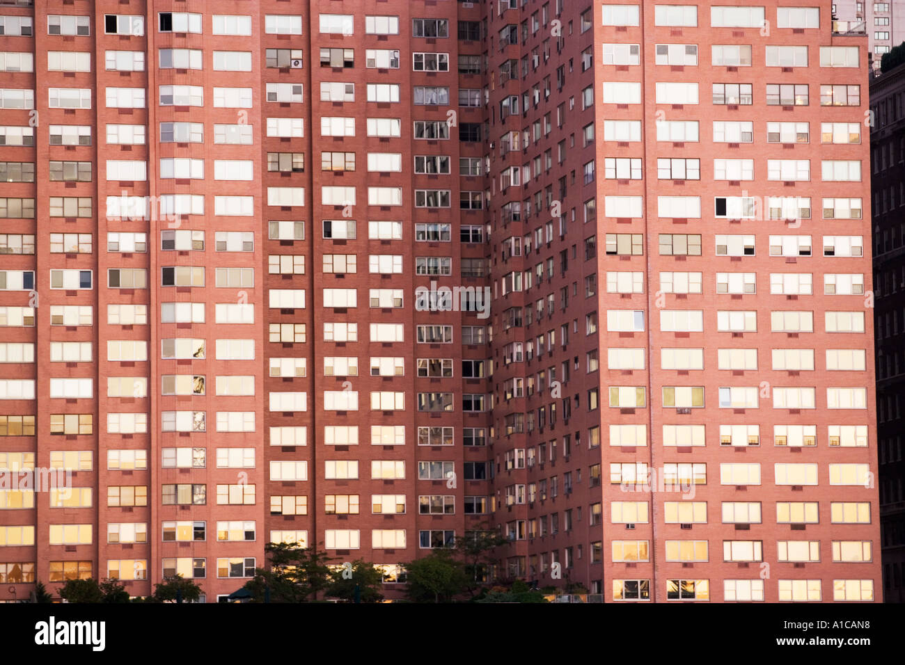 RESIDENTIAL BUILDING, WINDOWS Stock Photo - Alamy