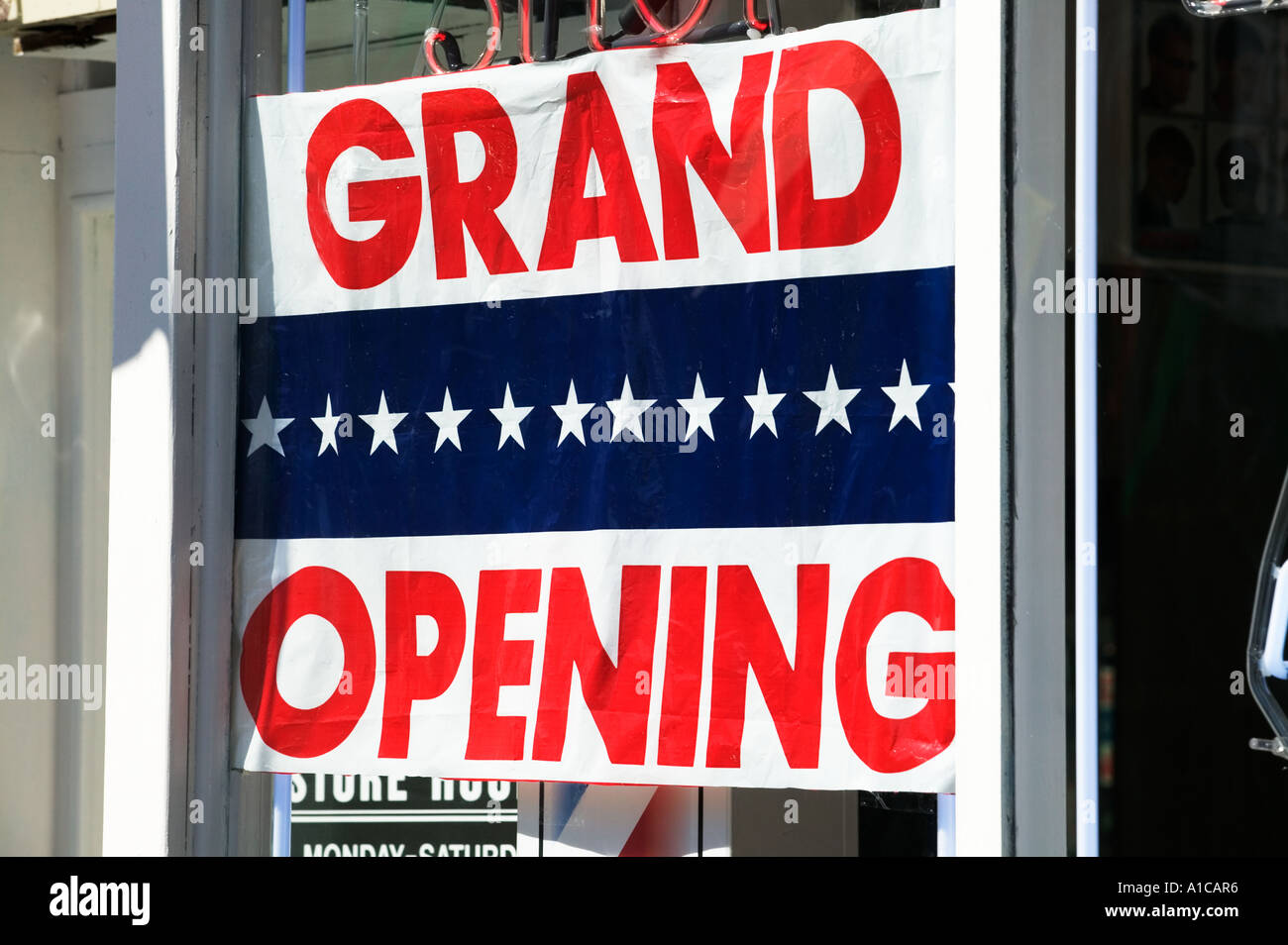 Grand opening sign hi-res stock photography and images - Alamy