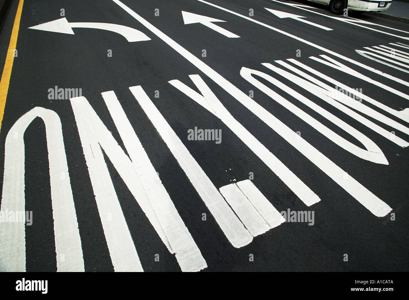ROAD SIGNS ON STREET, TRAFFIC SIGNS Stock Photo - Alamy